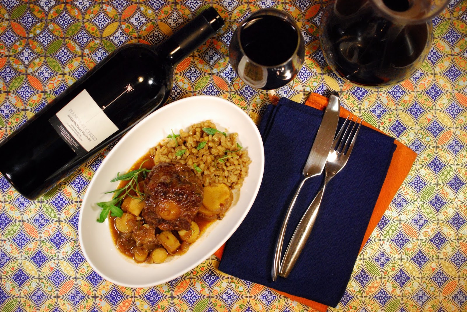 Cooking to the Wine: Vigneti del Vulture Aglianico del Vulture with ...