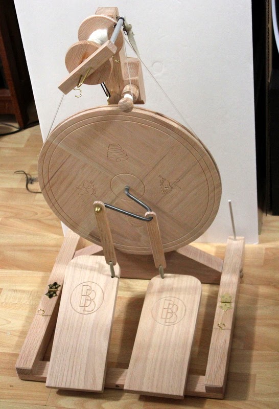 Hopkins Studio : Bluebonnet's Honeybee Spinning Wheel- First Impression