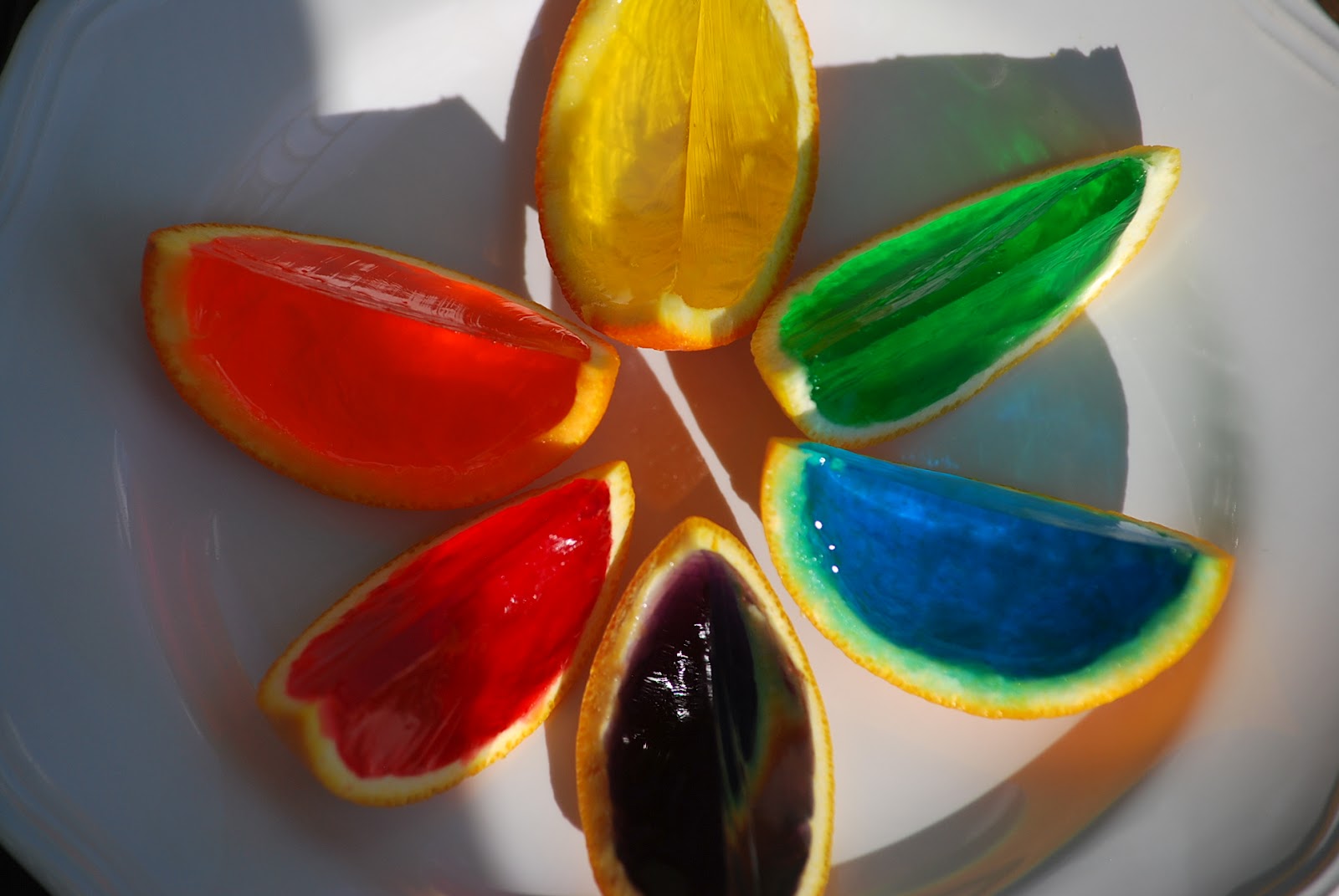My story in recipes: Rainbow Jello Slices
