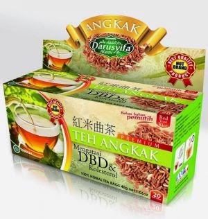 Teh Anti DBD & Kolesterol Angkak - Penyedia Obat Herbal