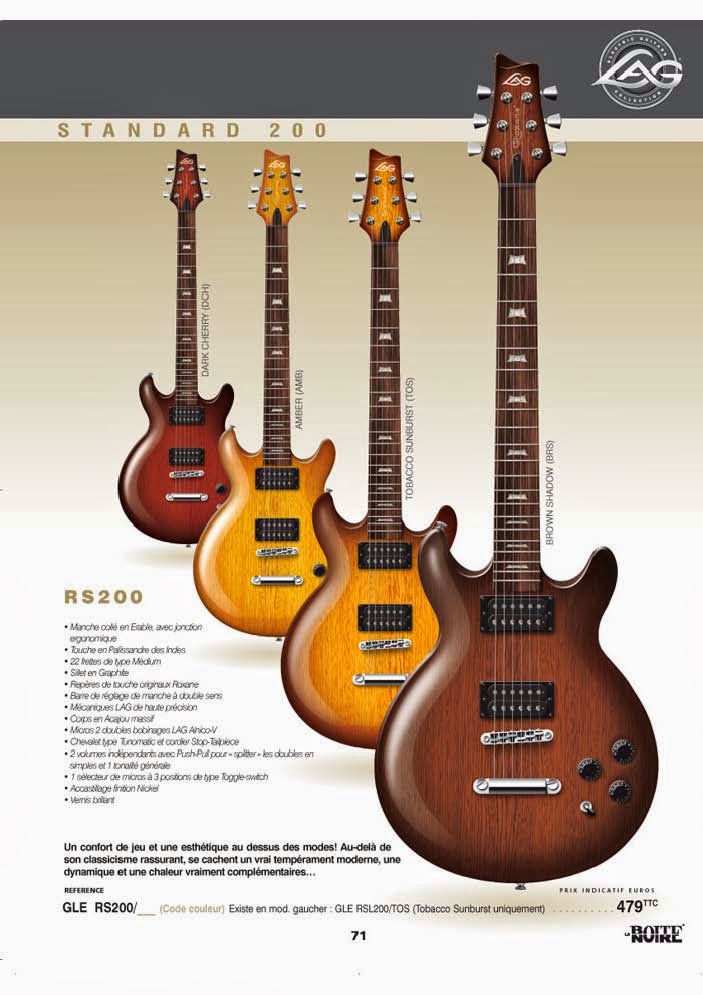 ROB SILVER: 2005 LAG GUITARS CATALOGUE