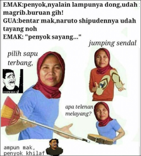 10 Meme 'Nasehat Emak' Ini Lucunya Bikin Ingat Masa Kecil - baca viral