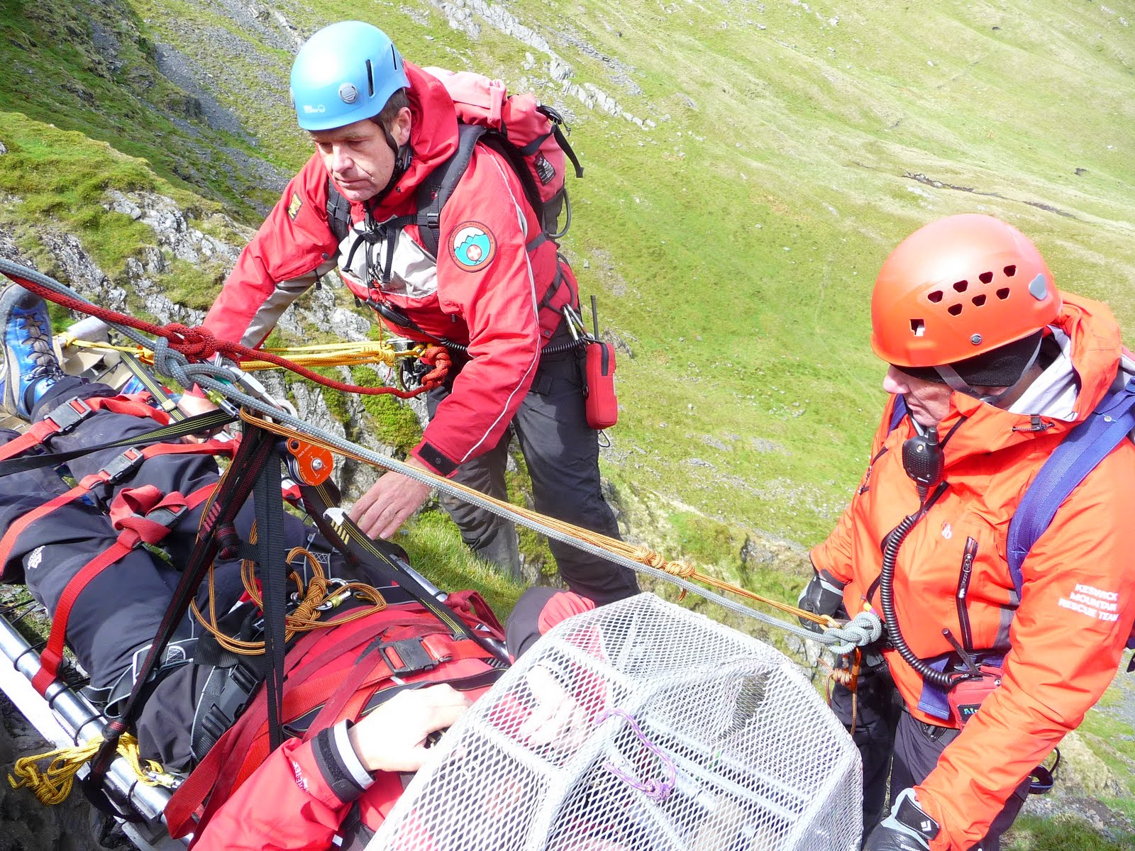 Ranger Roy National Trust: Rescue training.