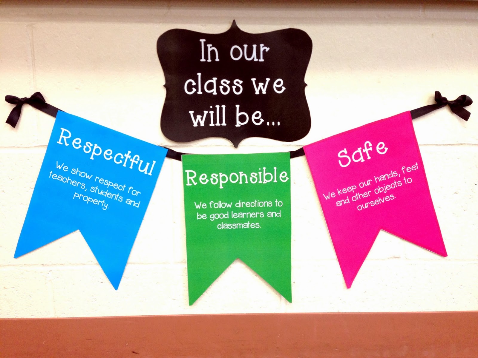 The Grade 2 Hullabaloo: Classroom Rules Buntings
