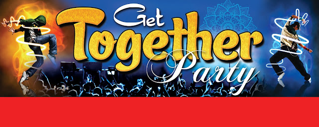 get together party flex banner psd template free downloads | naveengfx