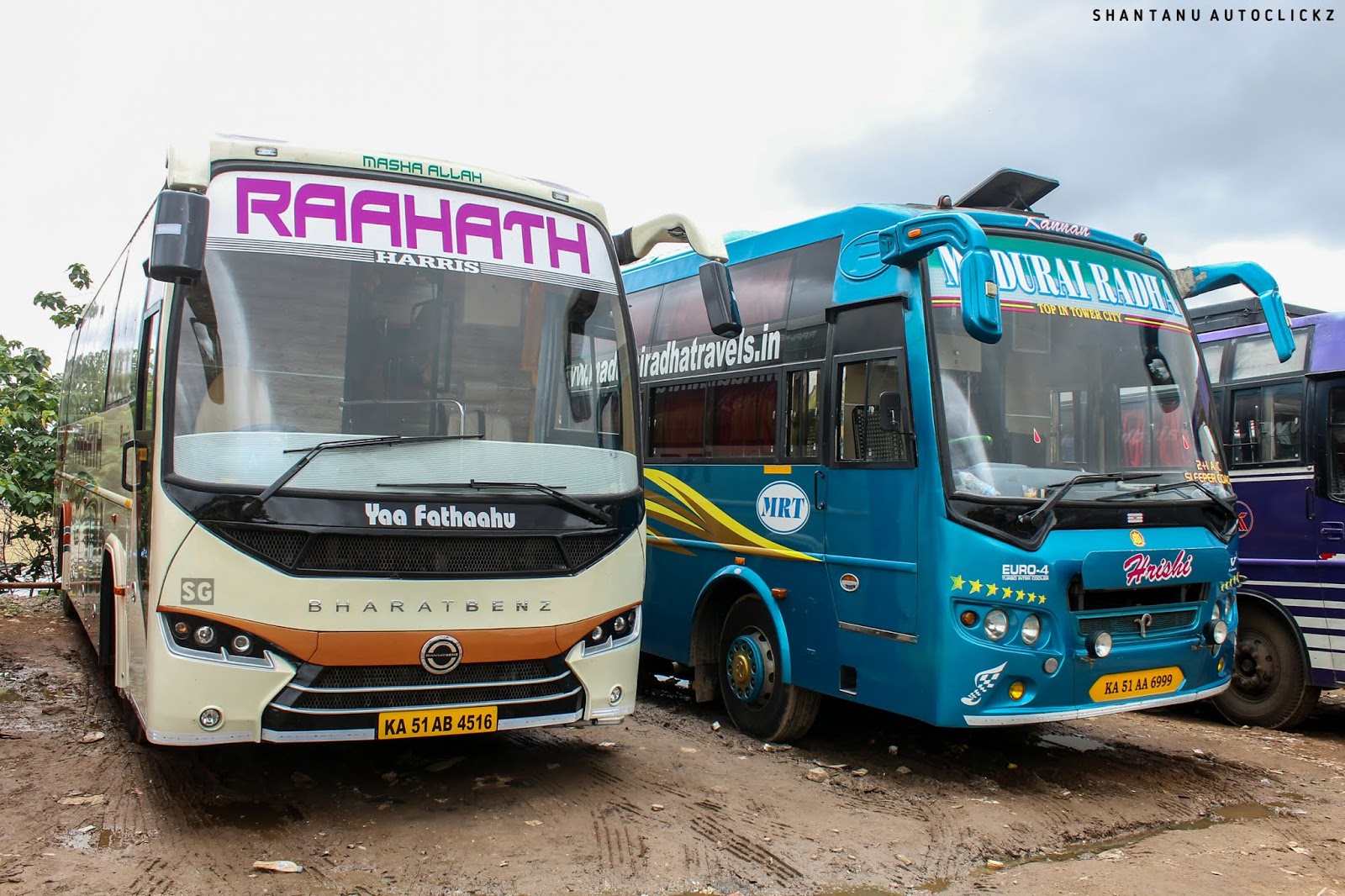Shantanu Autoclickz: Brand new Raahath Travels Bharatbenz 1623 SMK ...