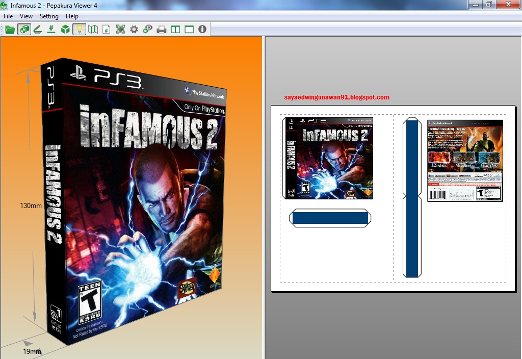 Our World: Papercraft Cover Playstation 3