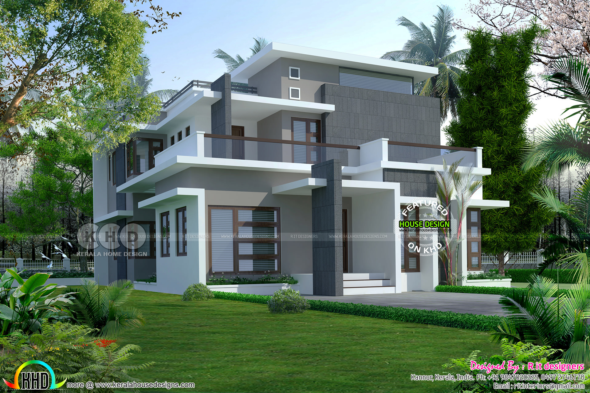 2238 sq-ft modern contemporary house in Kerala - Kerala Home Design and ...