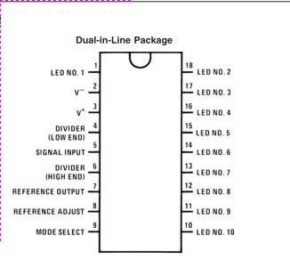 LED VU METER (sound display ) LM3915 [Testet]