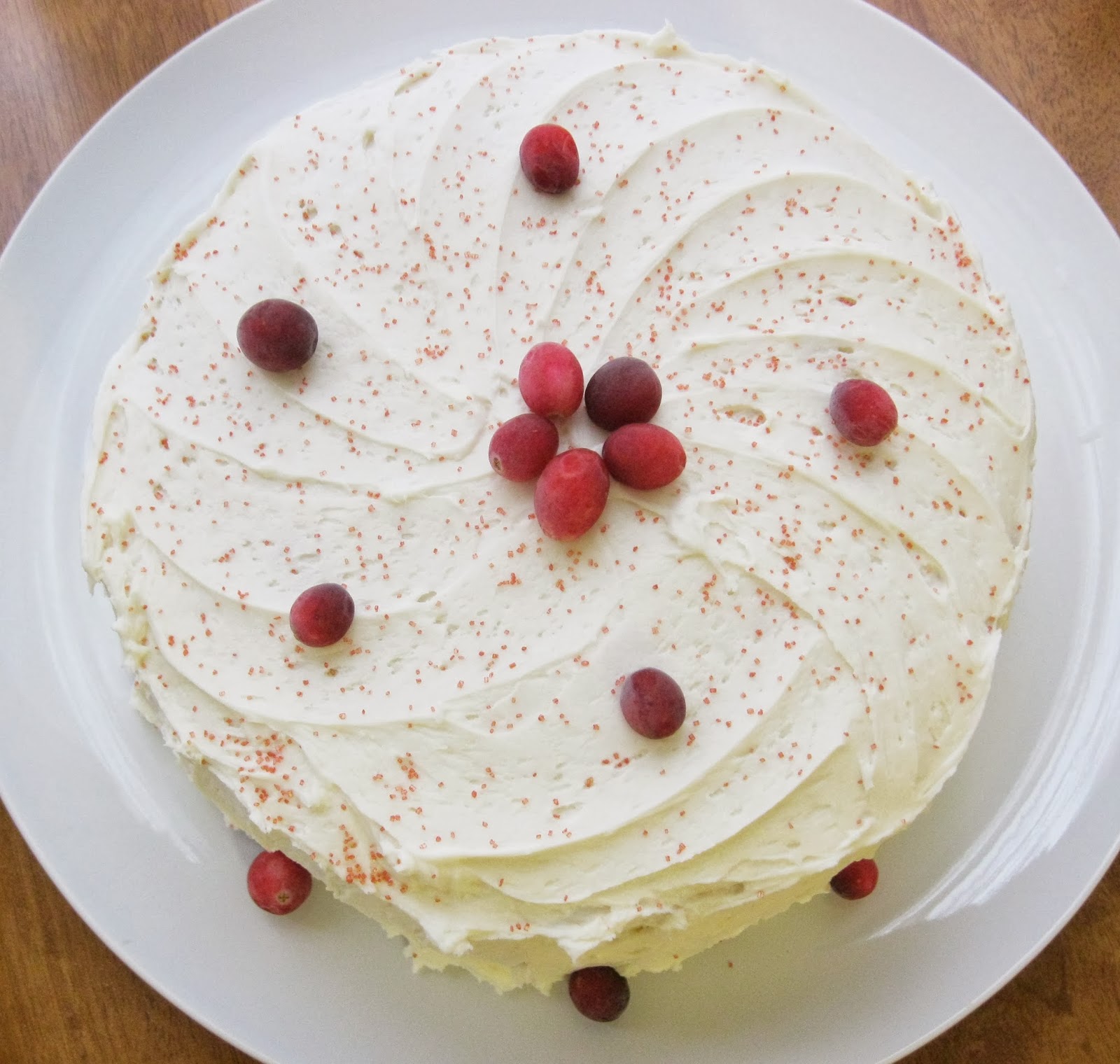 A Handful of Everything: Merry Berry Eggnog Cake