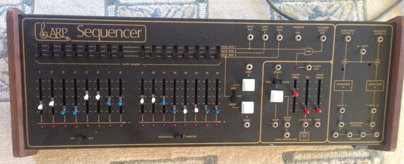MATRIXSYNTH: Arp Sequencer Model 1615 SN 0005