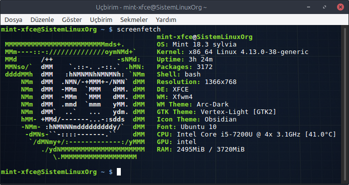 ScreenFetch Nedir? Nasıl Kurulur?