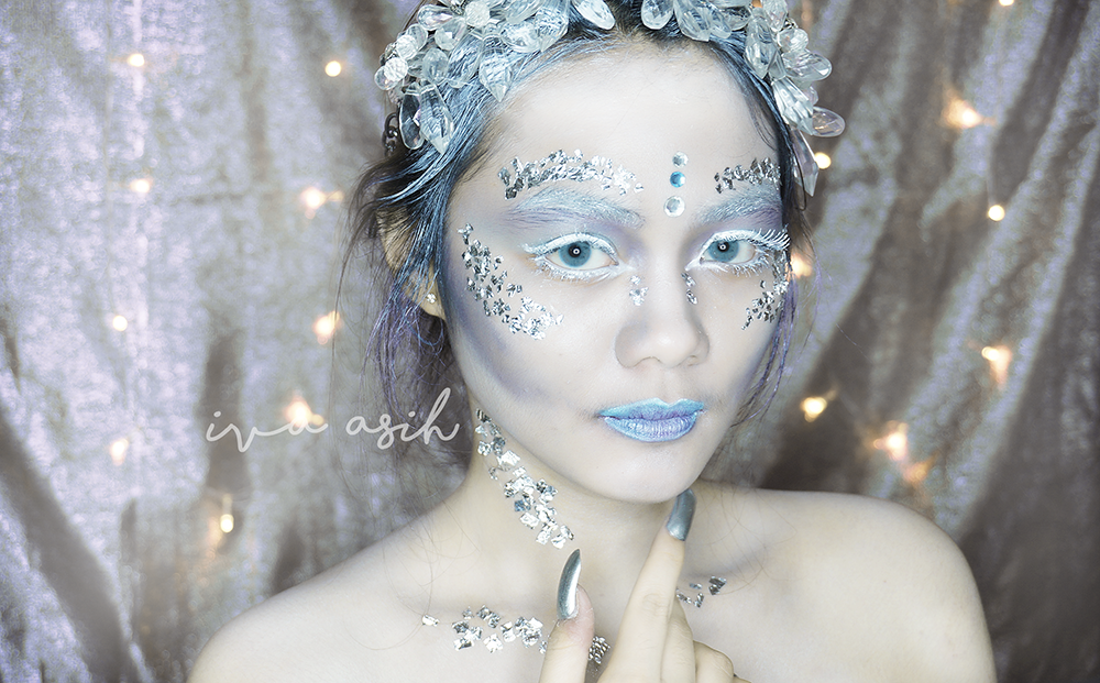 Ice Queen Makeup Tutorial | iva's beauty journey