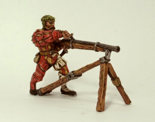 WK's Miniature Imperium: Hackbut painted by Stuart