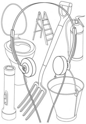 Drawing : Michael Craig-Martin and line drawing