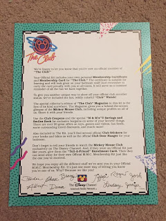 The Mickey Mouse Fan Club Kit!