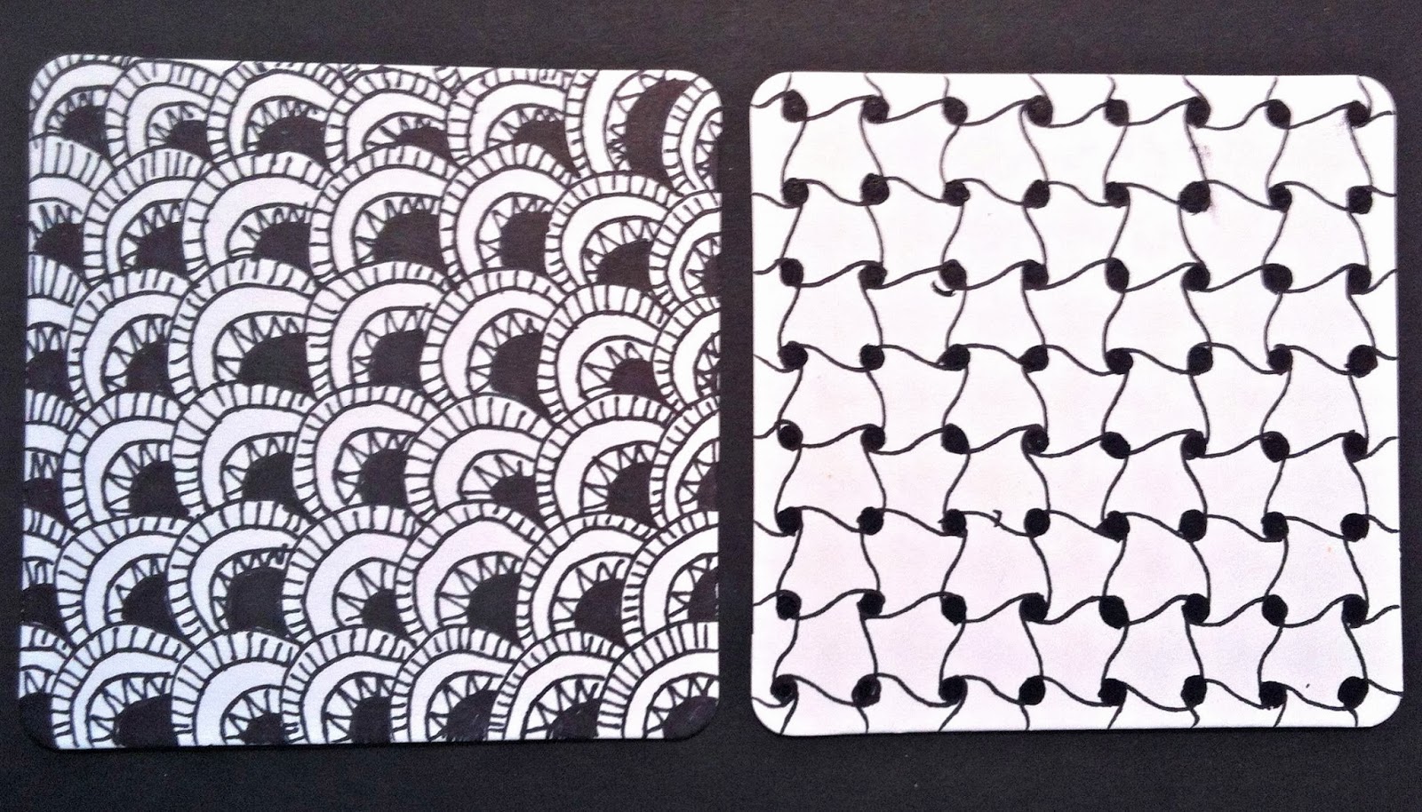 JJ Creations Studio: Zentangle Coasters