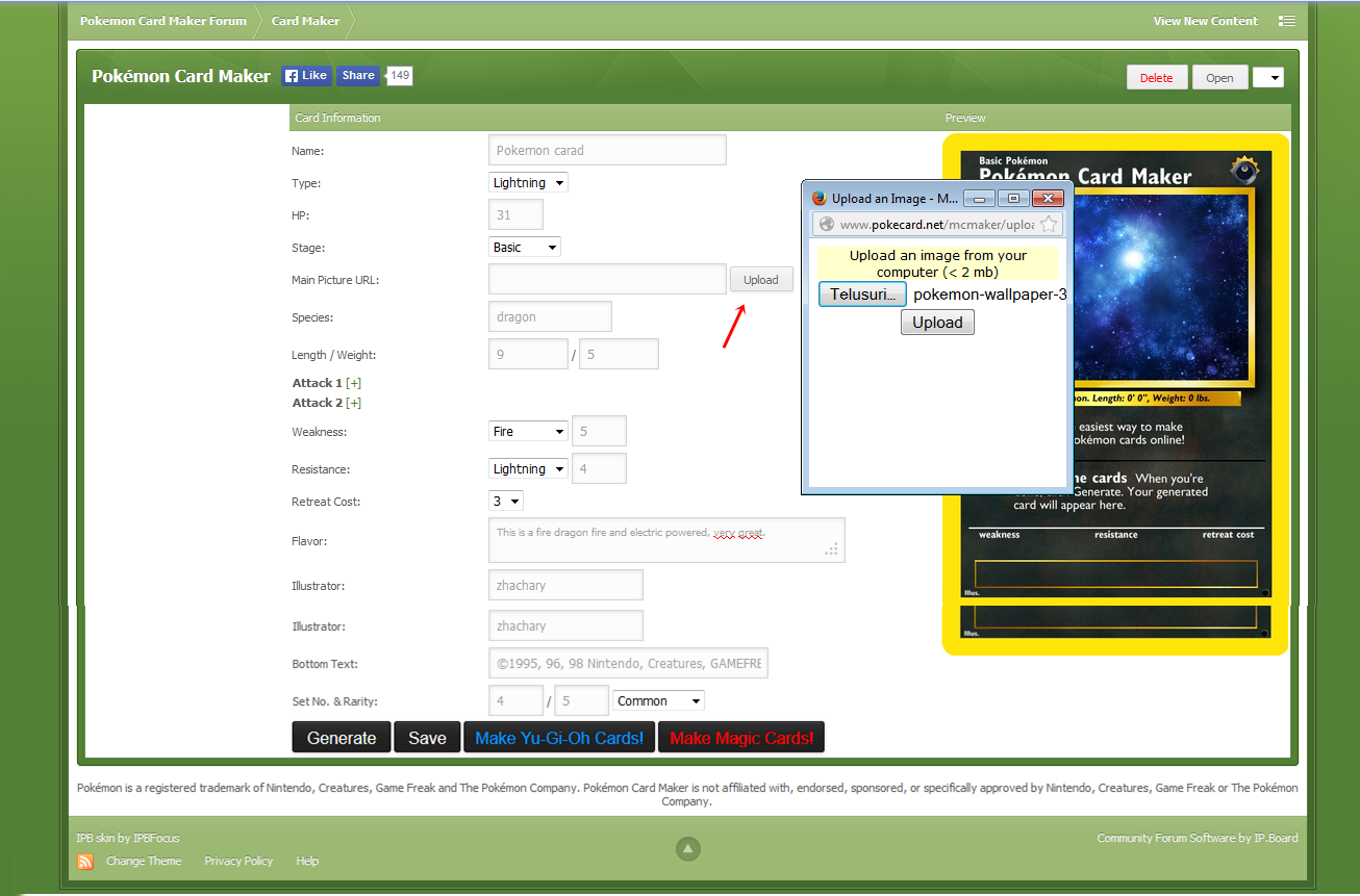 How To Make Your Own Pokemon Card | Zaxihow