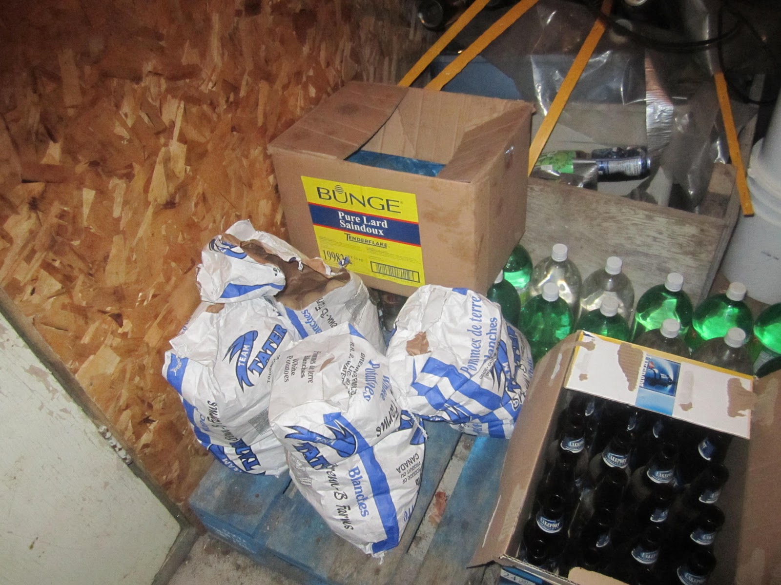 Little House in the Big Wood: Fall Food Storage- Cold Room