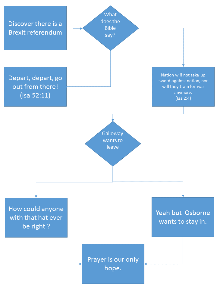 Beaker Folk of Husborne Crawley: The Christian EU Exit Flowchart