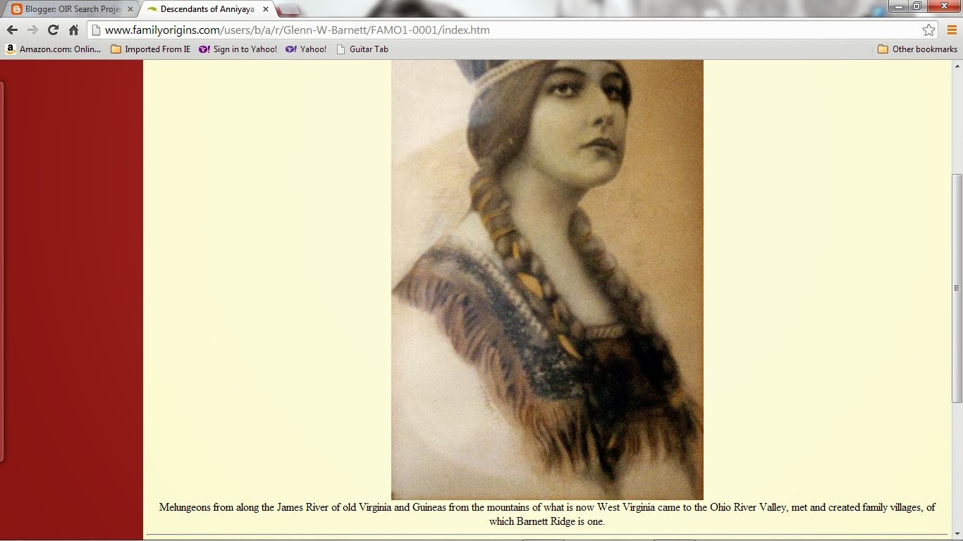 OIR Search Project - Melungeons