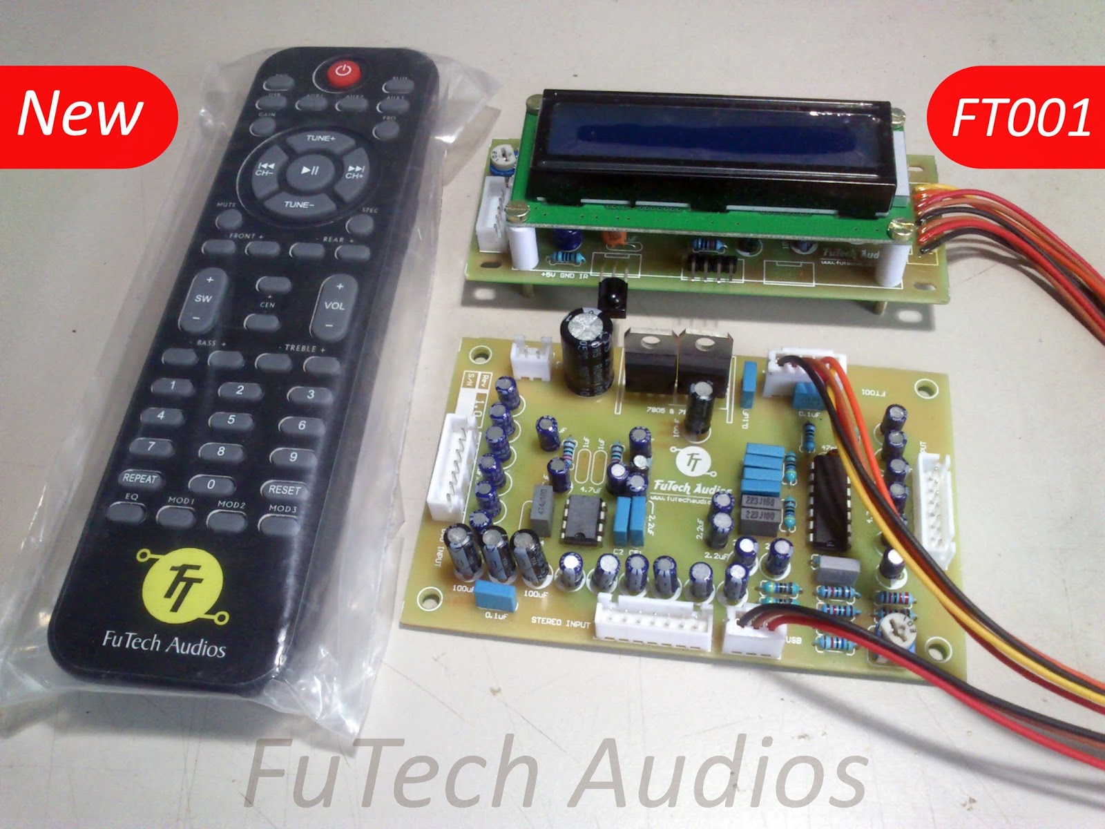 Futech Audios: 5.1Ch Remote Kit With USB + Audio Spectrum Analyzer