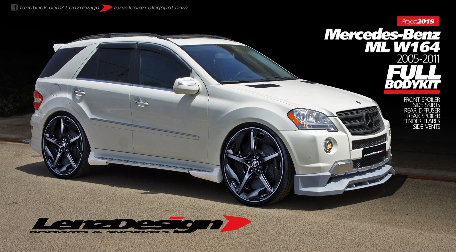 Mercedes-Benz ML W164 Lenzdesign Bodykit & Spoilers