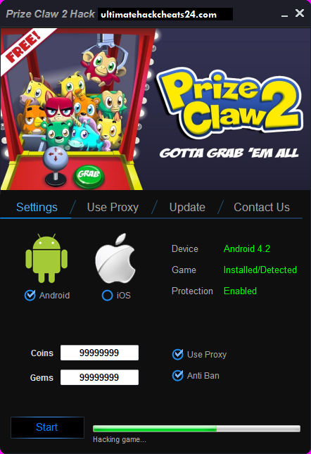 Prize Claw 2 Free Coins and Gems.