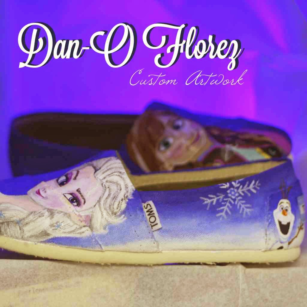 Dan-O Florez: Disney's Frozen Custom Painted TOMS