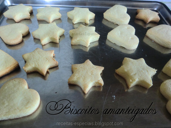 Receitas Especiais: Biscoitos amanteigados