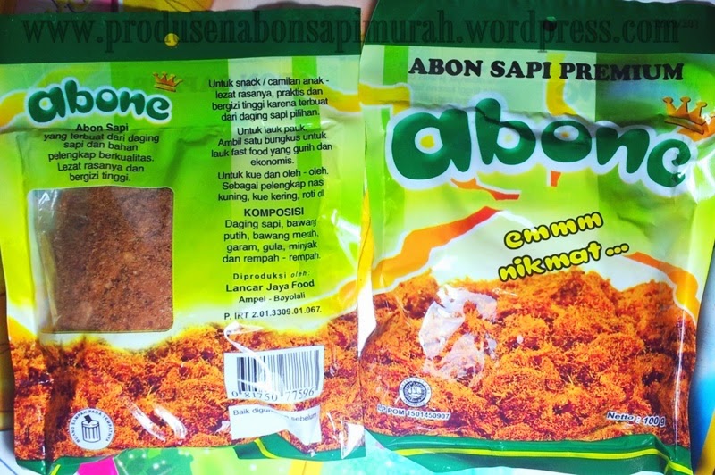 Distributor Abon Sapi Harga Grosir