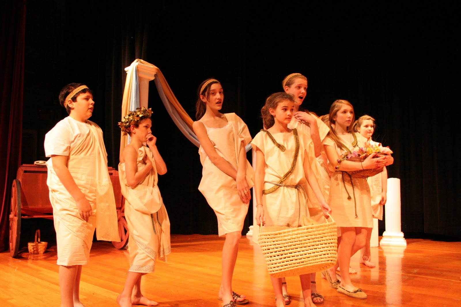 "Circus Olympus" ... Greek Theatre!: Athena & Arachne Production Photos