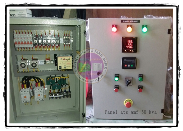 PANEL ATS AMF 50 KVA KONTAKTOR