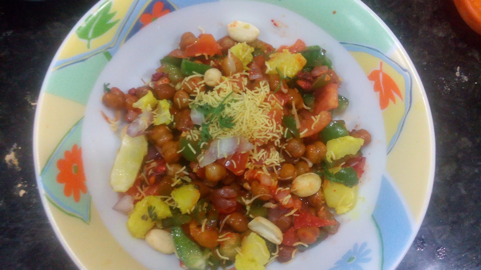 Aloo Black Chana Chat recipe |Alu kala chana chaat | Annapurna