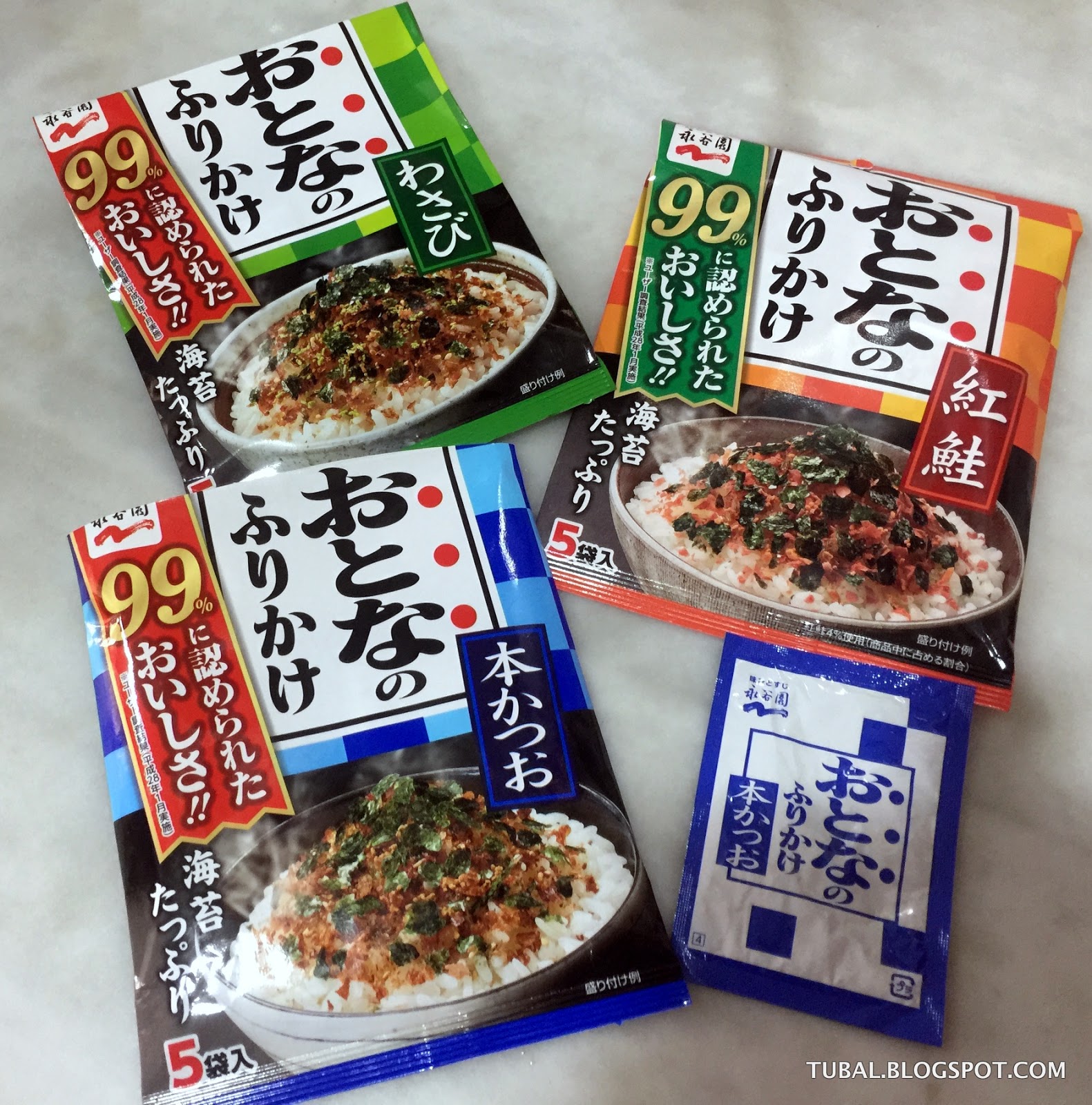TUBAL: GOHAN ADEREZADO CON FURIKAKE
