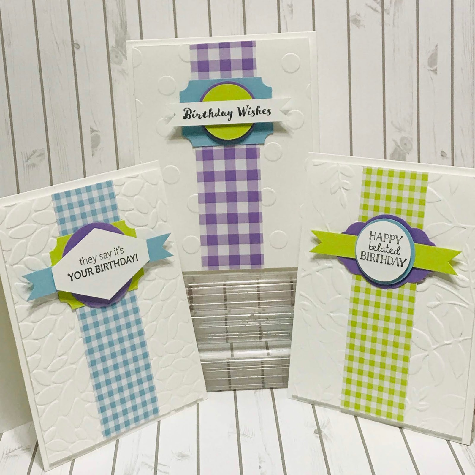 Sisters in Stamping: Quick and Easy Birthday Card Set