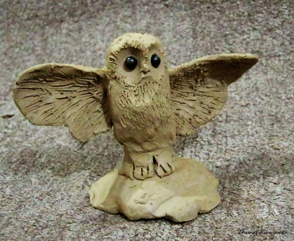 Thomas Kurniawan's Portfolio: Owls Clay Sculpture