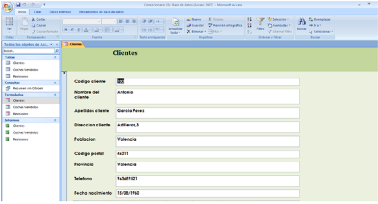 CONSTRUCCION DE BASE DE DATOS