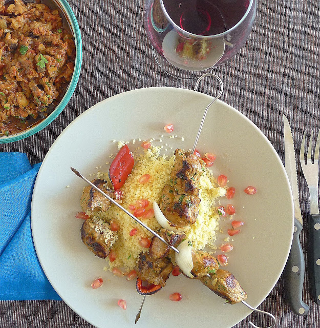 MY KITCHEN IN SPAIN: LAMB, SPICED AND SKEWERED