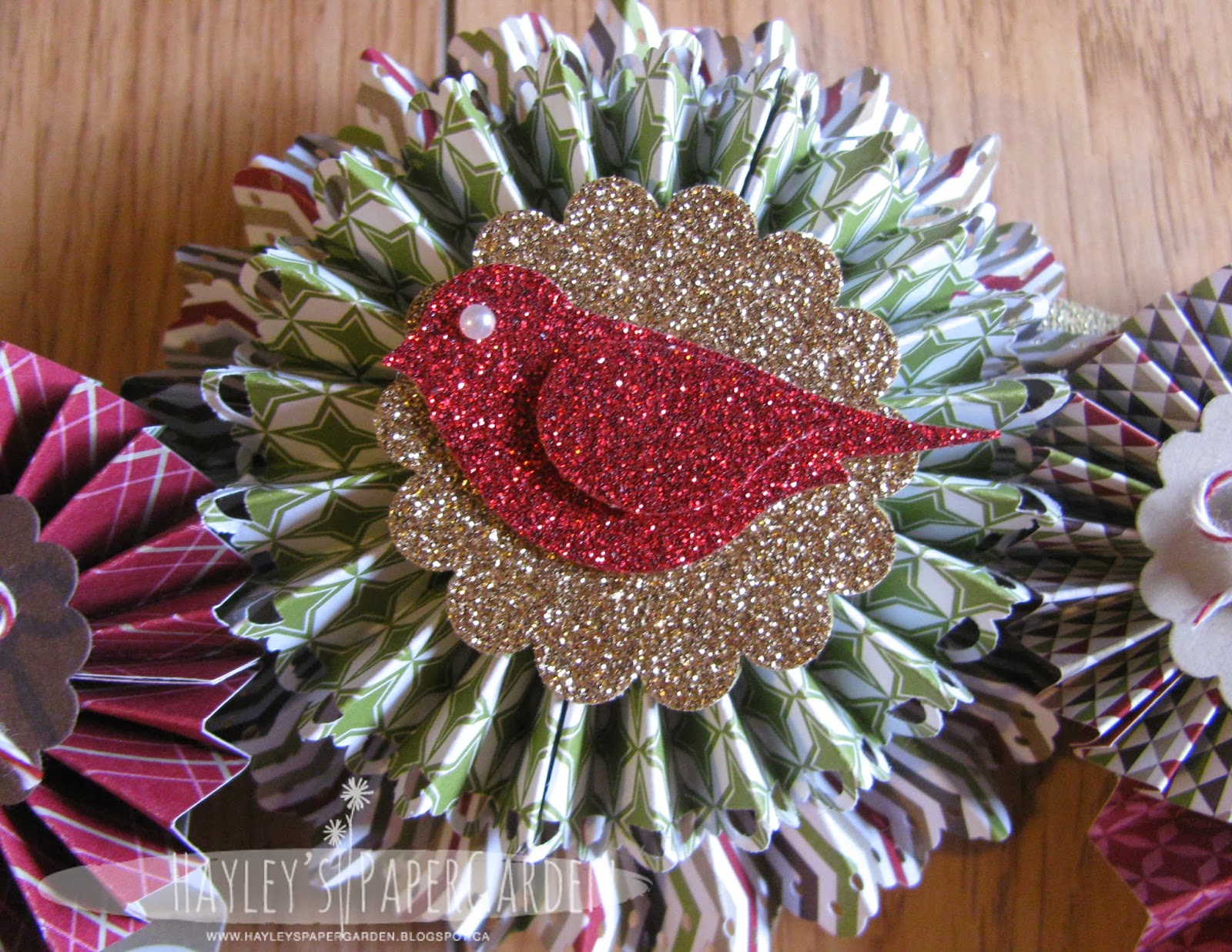 Hayley's Paper Garden: Christmas Wreaths ~ Warning Photo Overload!!!