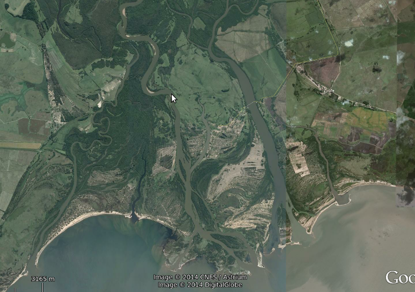 Um milhão de metros: Entendendo as coisas... Foz, Delta, Estuário ...