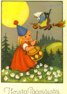 On the Broomstick: Scandinavian Easter Witches