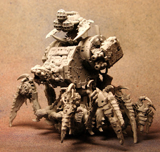 Warhammer In Progress: Nurgle Defiler, modeling and base coat finished