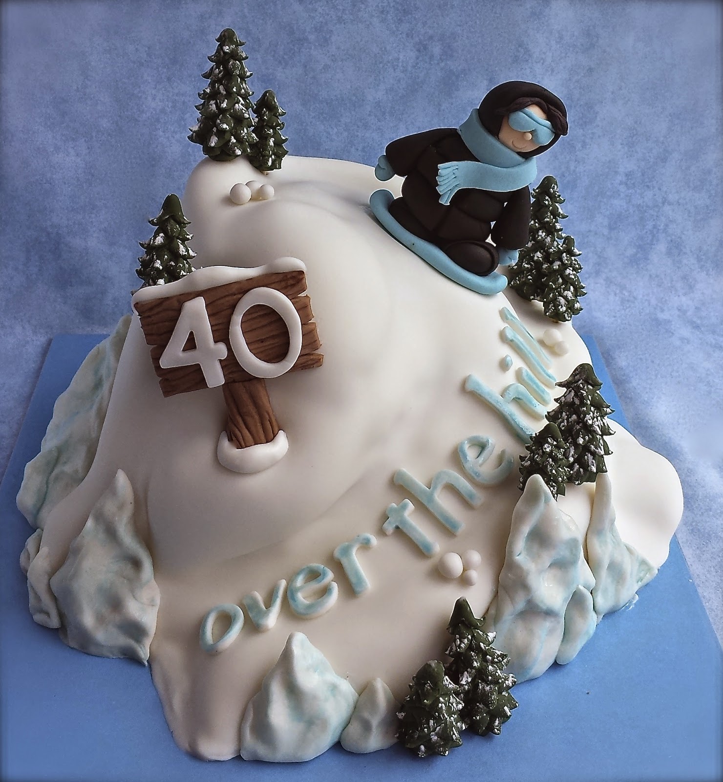Cake Blog: Snowboarding Cake