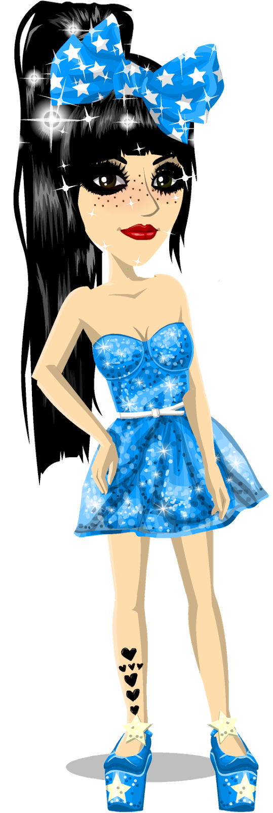 Huwii-Msp Looks: MSP ♥ Blue Shimmering Star ♥