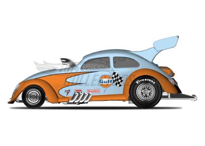 T-Hunted!: O Drag Beetle da série Gulf Racing!