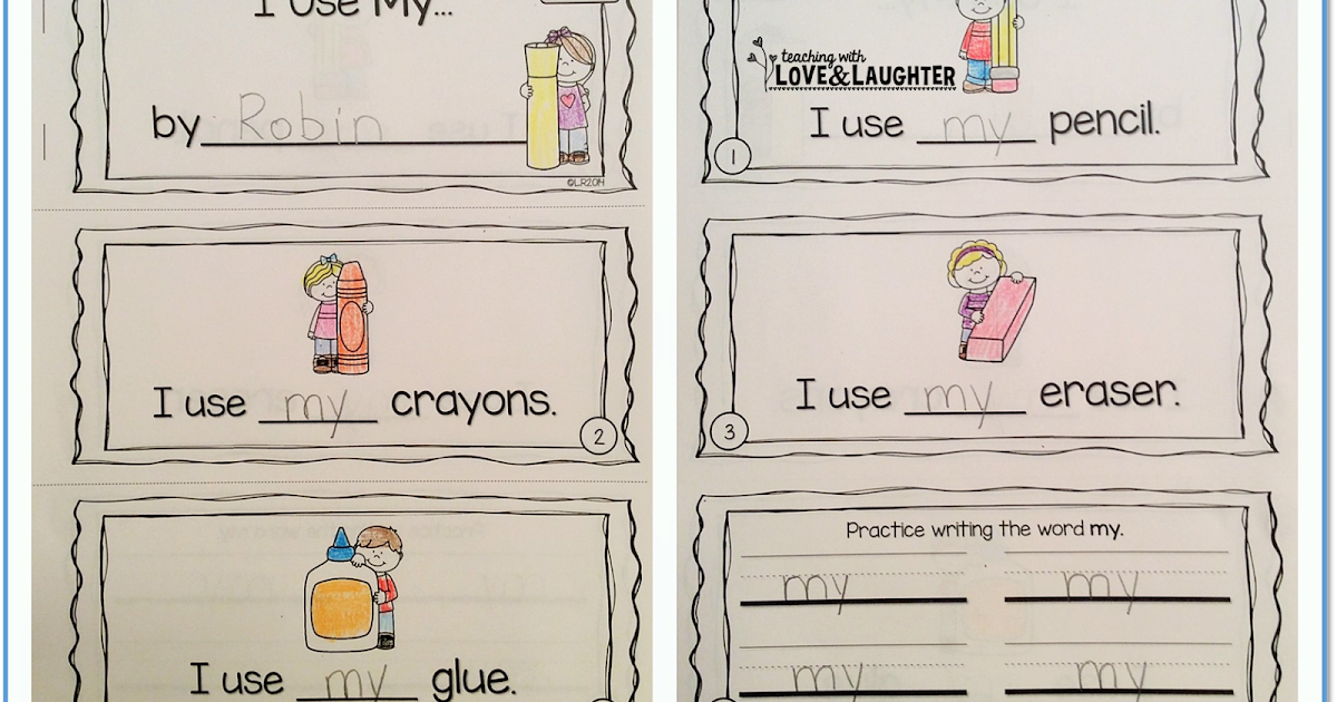 Teaching With Love and Laughter: Sight Word Sentence Booklets