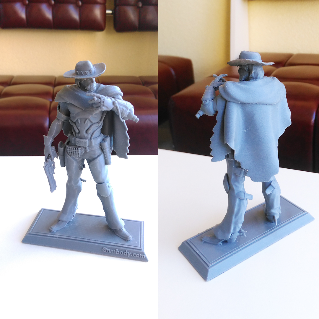 Overwatch - McCree 3D Model | Static Figurine | 3D Printing Designs