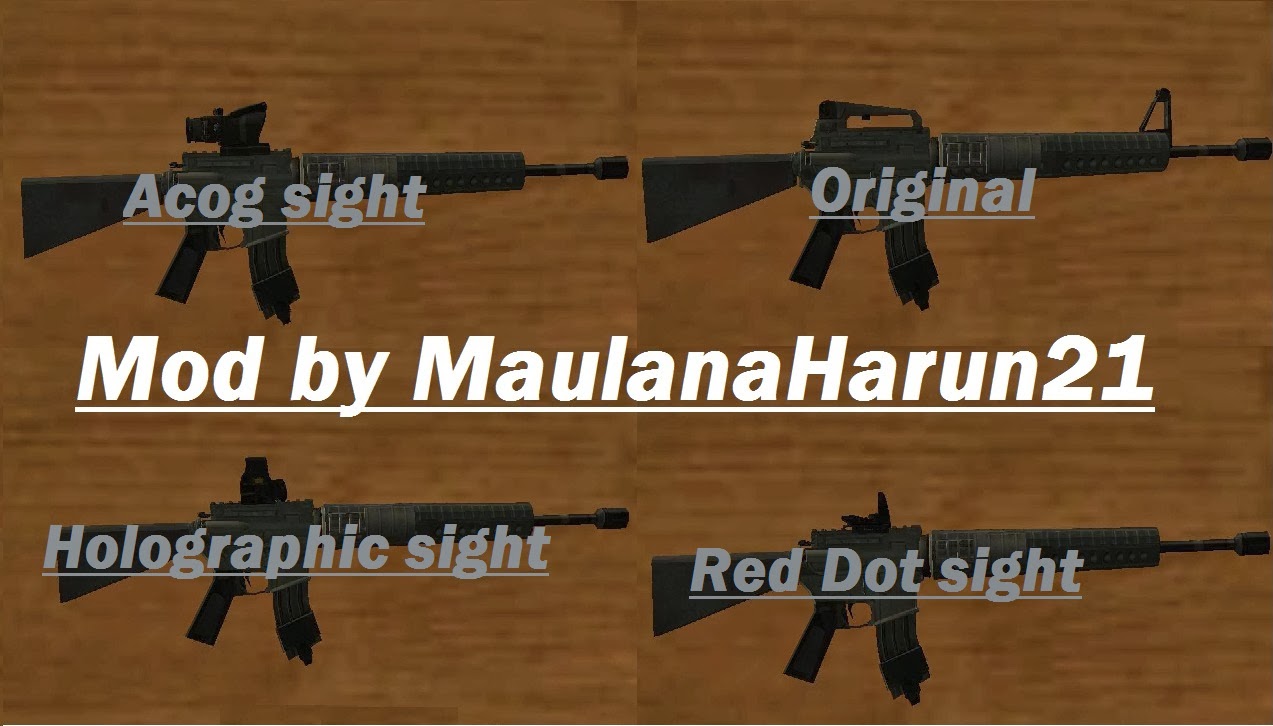 Welcome to MaulanaHarun21 blog!: M16A4 pack from Call of Duty Modern Warfare 3