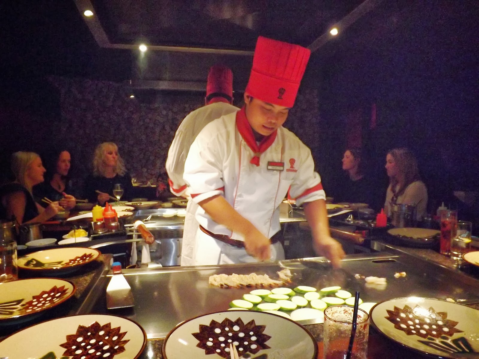 Me and my shadow: Big night out at Benihana, Chelsea